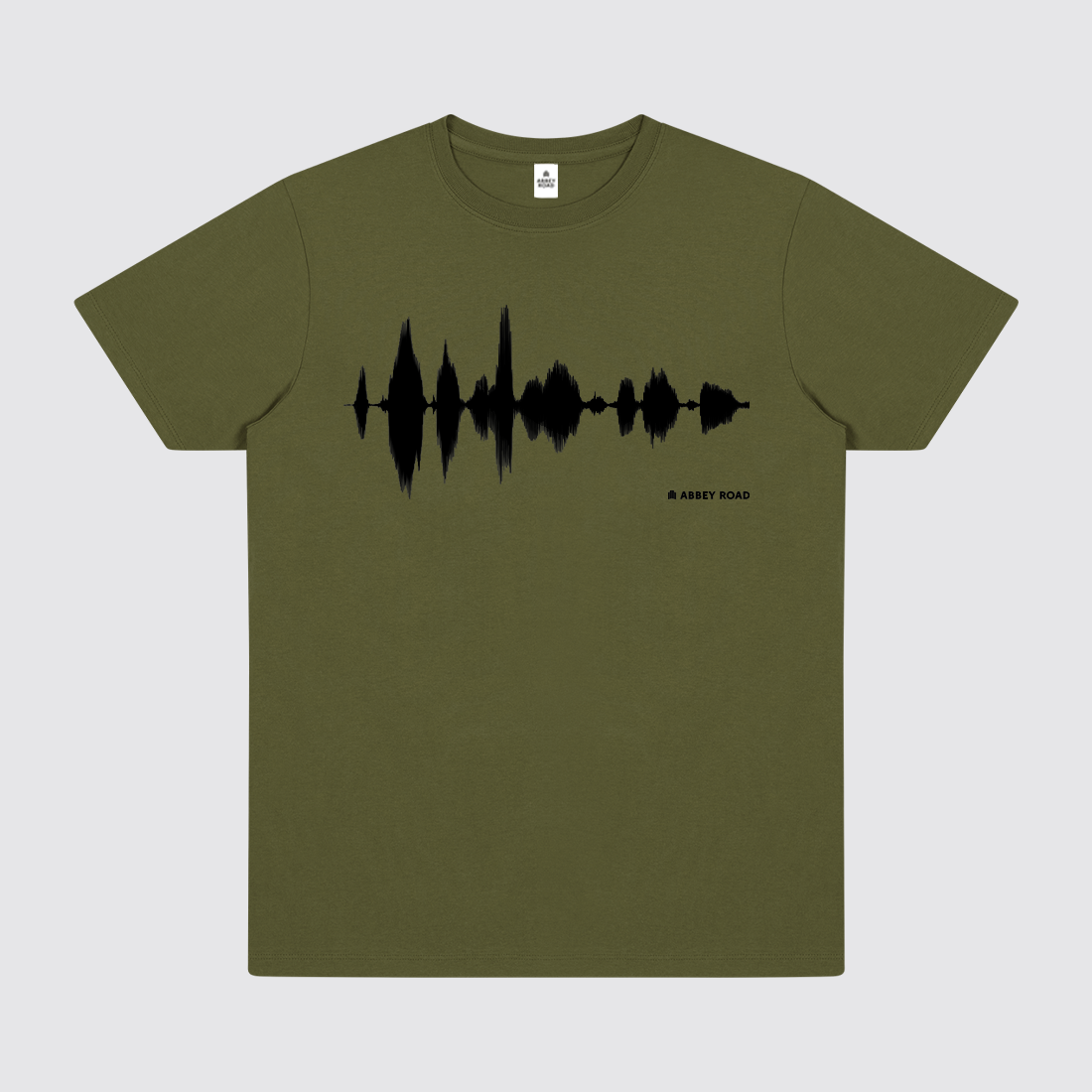 Abbey Road Studios - Abbey Road Waveform Khaki T-Shirt - Abbey Road