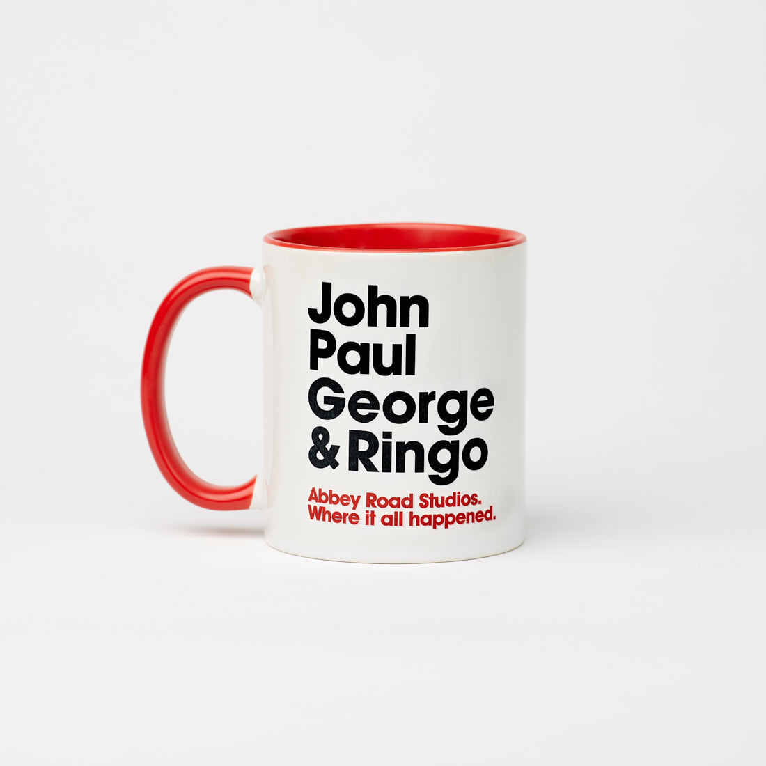 Abbey Road Studios - The Beatles Names Mug - Abbey Road